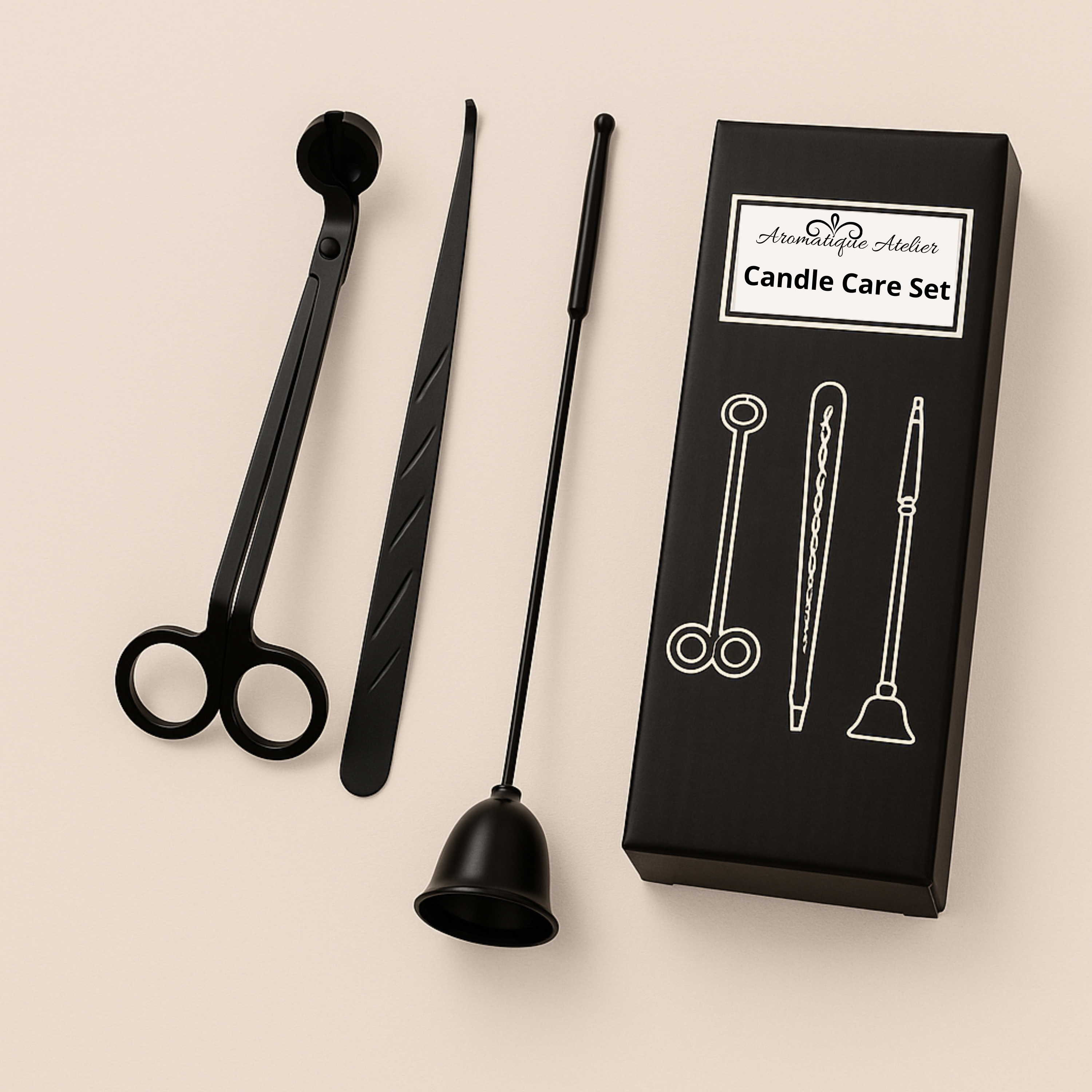 3-Piece Candle Care Set – Aromatique Atelier